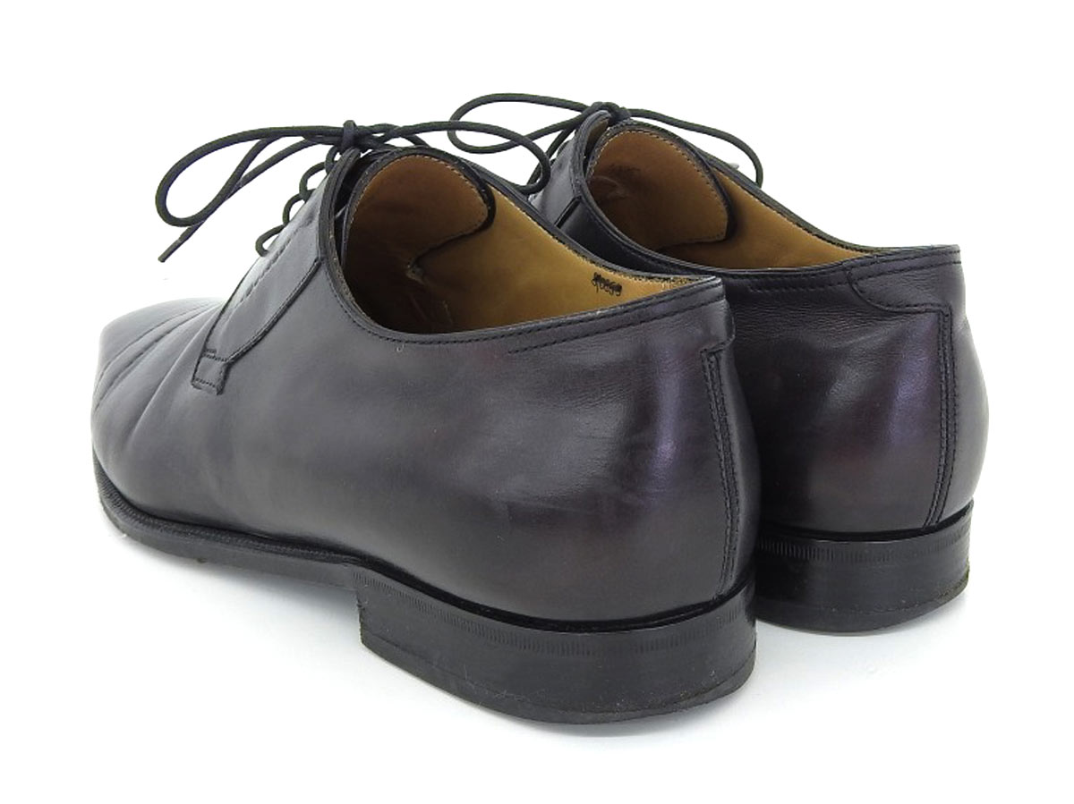 Berluti Men's lace-up business shoes leather shoes stitch decoration ...