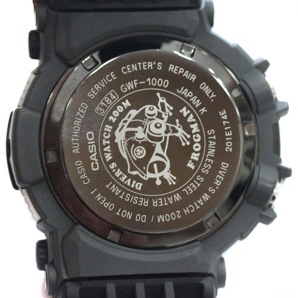 Casio Gwf 1000 1jf G Shock G Shock Frogman Watches Resin System