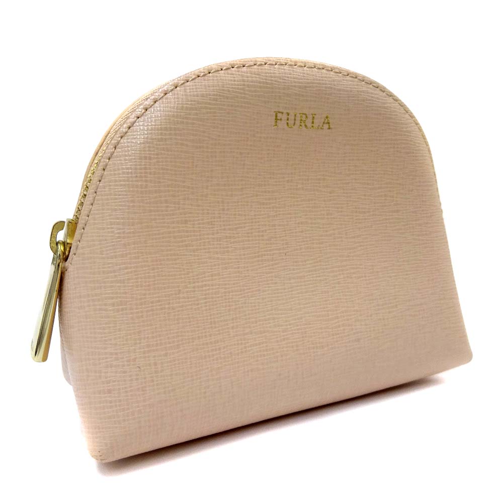 Furla mini cosmetics Pouch leather Women | eBay