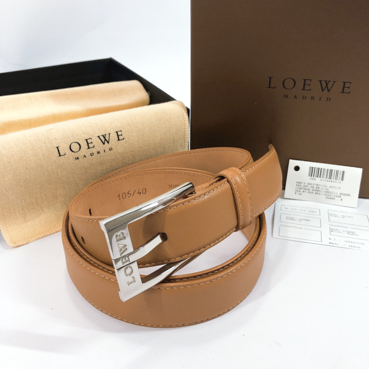 LOEWE belt leather mens | eBay