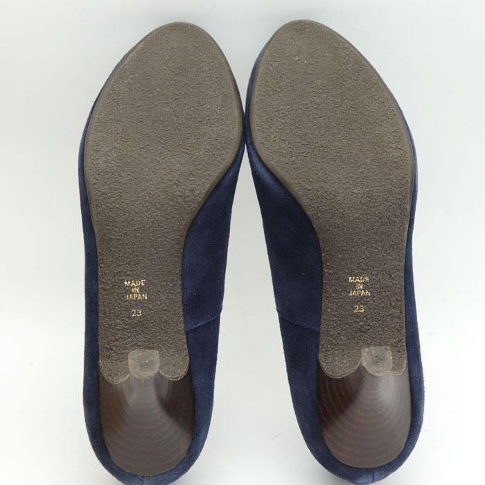 サヴァサヴァ パンプス ラウンドトゥ スエード 日本製 ミドルヒール シンプル シューズ 靴 レディース 23cmサイズ ネイビー cavacava 【中古】｜cavacava｜店舗買取 ...