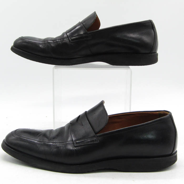 バリー ローファー スリッポン ブランド シューズ 紳士靴 黒 メンズ 7E