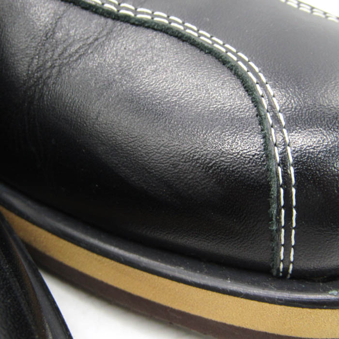 タツオヤマシタ スニーカー 幅広 4E ブランド ビブラムソール シューズ 靴 日本製 メンズ 25サイズ ブラック TATSUO ...