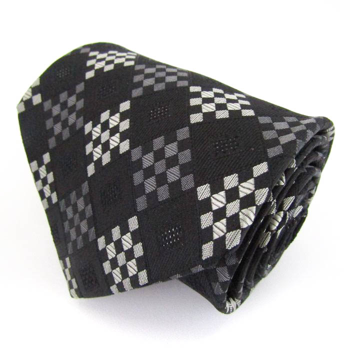 ギラロッシュ ブランド ネクタイ シルク チェック柄 小紋柄 メンズ ブラック Guy Laroche 【中古】｜Guy Laroche｜店舗 ...