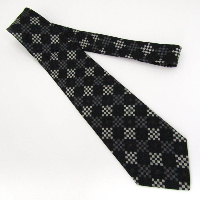 ギラロッシュ ブランド ネクタイ シルク チェック柄 小紋柄 メンズ ブラック Guy Laroche 【中古】｜Guy Laroche｜店舗 ...