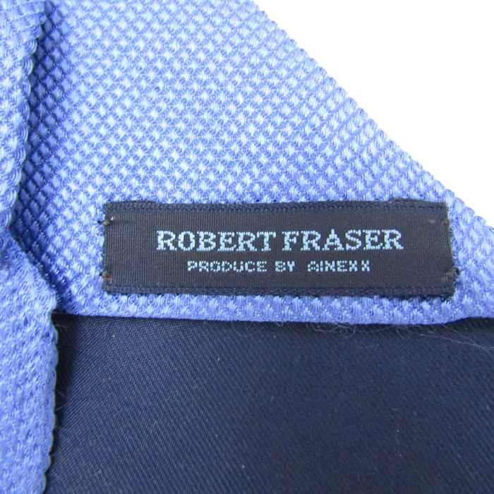 ロバートフレーザー ブランド ネクタイ 格子柄 無地 シルク 日本製 PO メンズ ブルー ROBERT FRASER 【中古】｜ROBERT FRASER｜店舗買取｜フォーマルスーツ/小物 ...