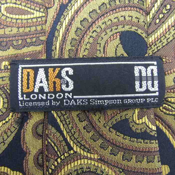 ダックス ブランド ネクタイ 総柄 ペイズリー シルク PO メンズ ブラック DAKS 【中古】｜DAKS｜店舗買取｜フォーマルスーツ/小物＞ネクタイ｜USEDのアパレル通販サイト ...