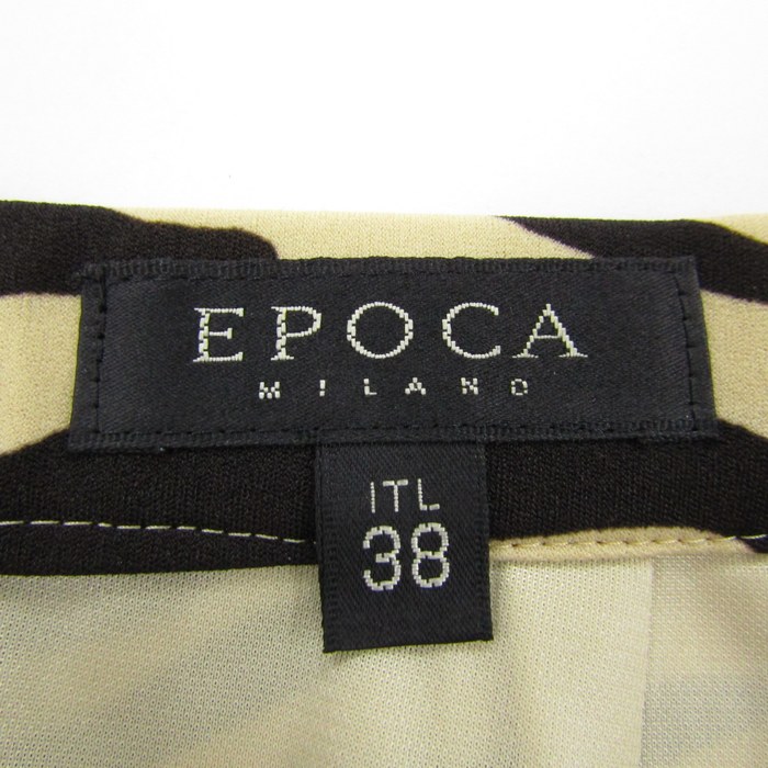 エポカ ナロースカート ゼブラ柄 ボトムス レディース 38サイズ ブラック×ベージュ系 EPOCA 【中古】｜EPOCA｜店舗買取｜スカート＞スカート｜USEDのアパレル通販サイト ...