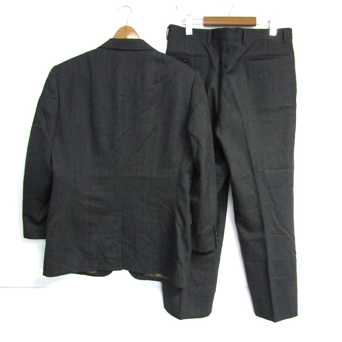 全日本新服工業組合 スーツ セットアップ 上下セット ウール メンズ 96AB5サイズ ブラック ZENNIHON 【中古】｜ZENNIHON ...