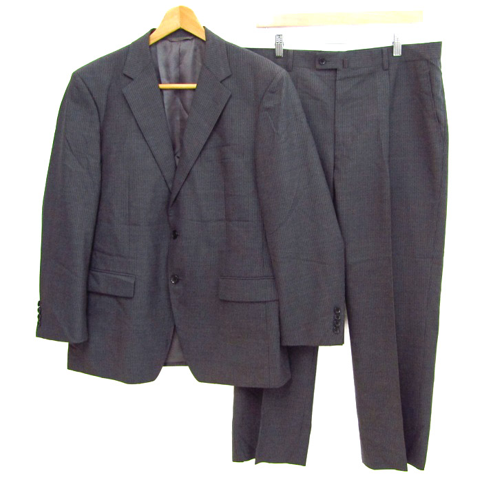 ゴベルモ スーツ セットアップ 上下セット ジャケット パンツ 記名有 メンズ 100AB7サイズ グレー GOBERMO basic 【中古】｜GOBERMO basic｜店舗買取 ...